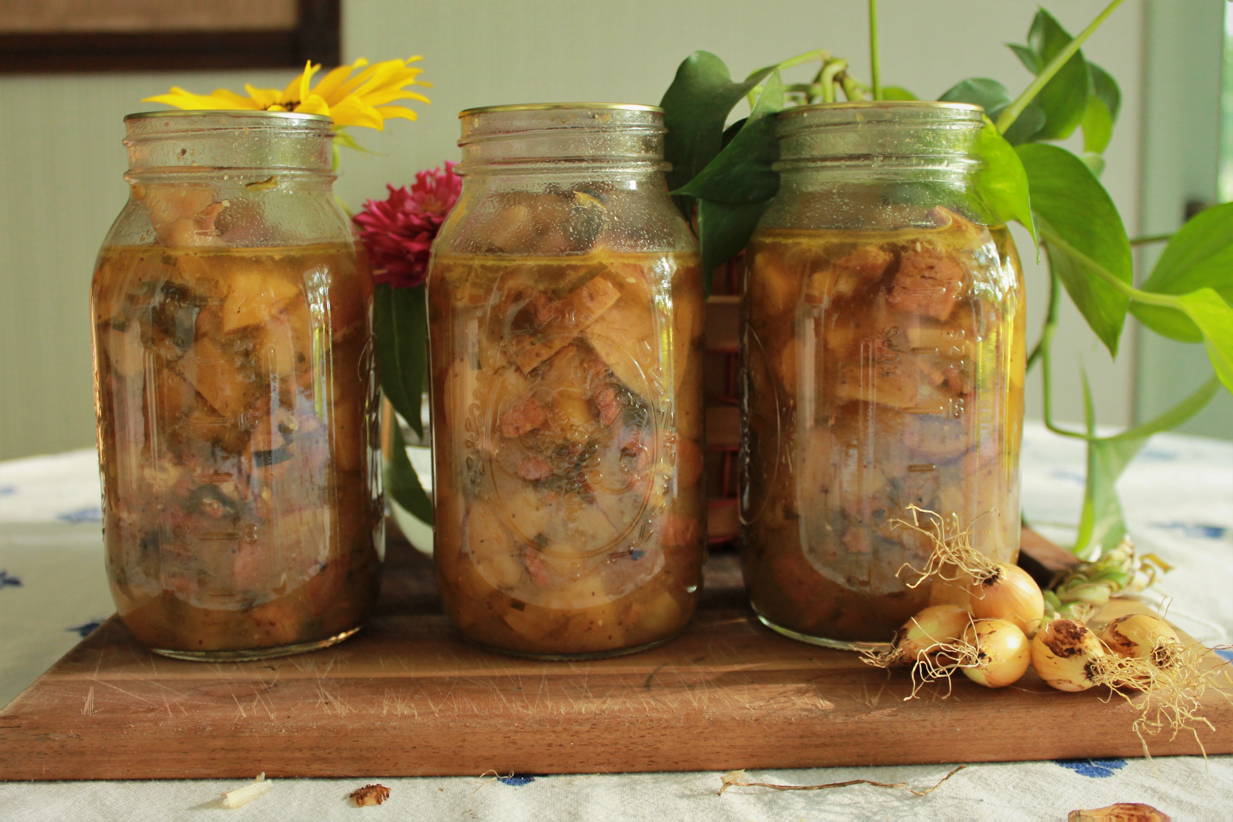 Canning Ham & Potato Soup | Pressure Canning the Ultimate Pantry Meal ...