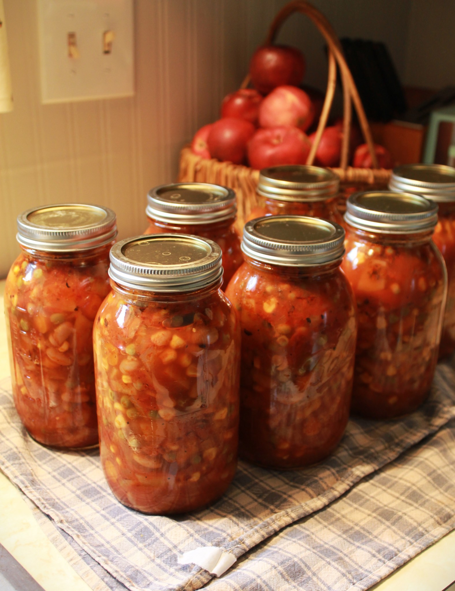 Canning Vegetable Soup | Pressure Canning | The Cottage Vegetable