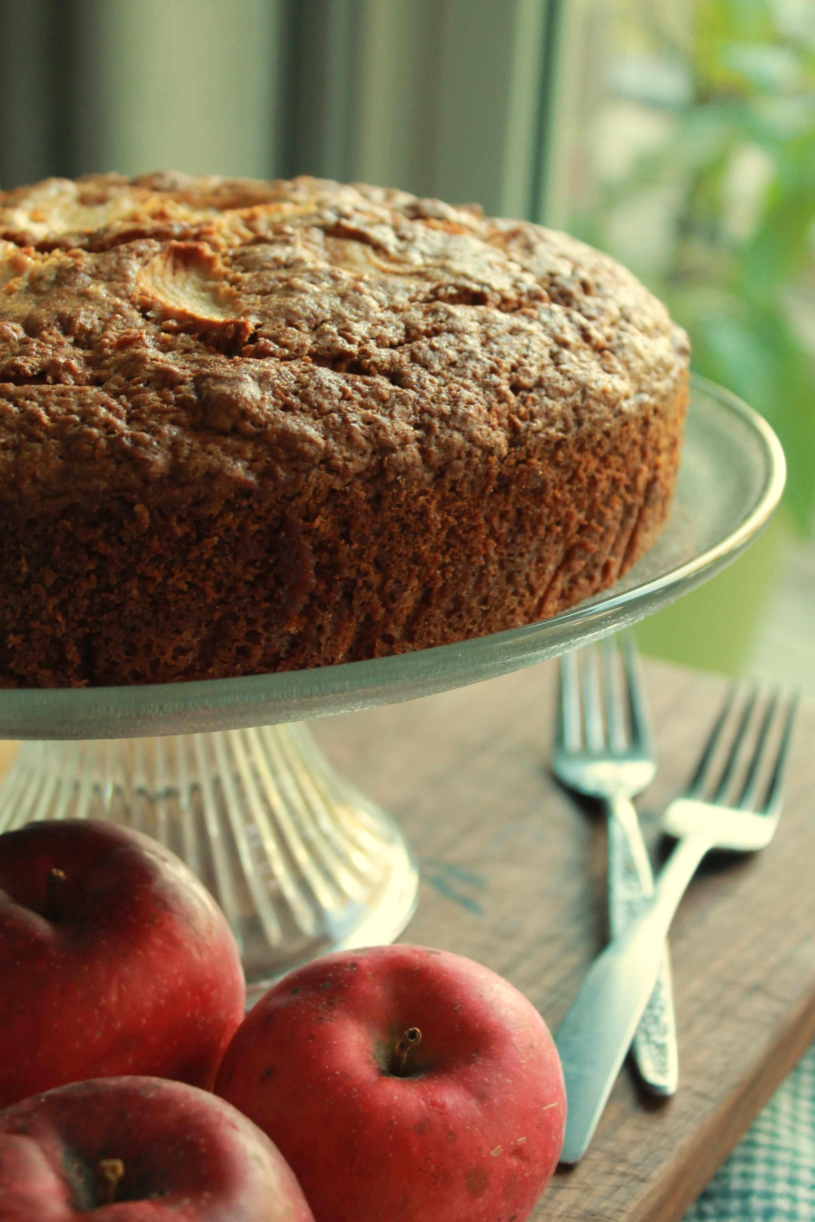 Rustic Apple Spice Cake | Cottage Holiday Recipe | The Cottage Vegetable