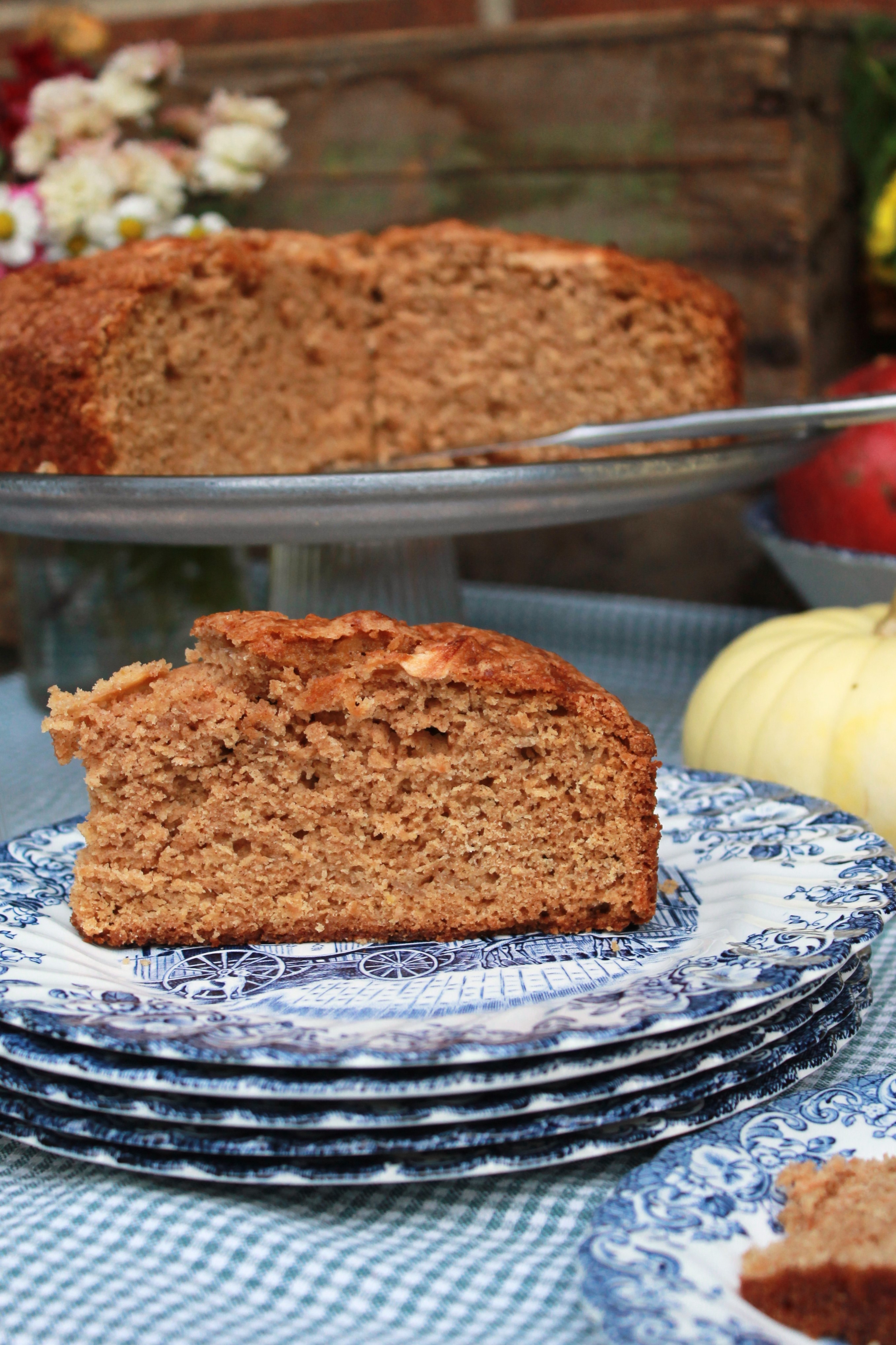 Rustic Apple Spice Cake | Cottage Holiday Recipe | The Cottage Vegetable