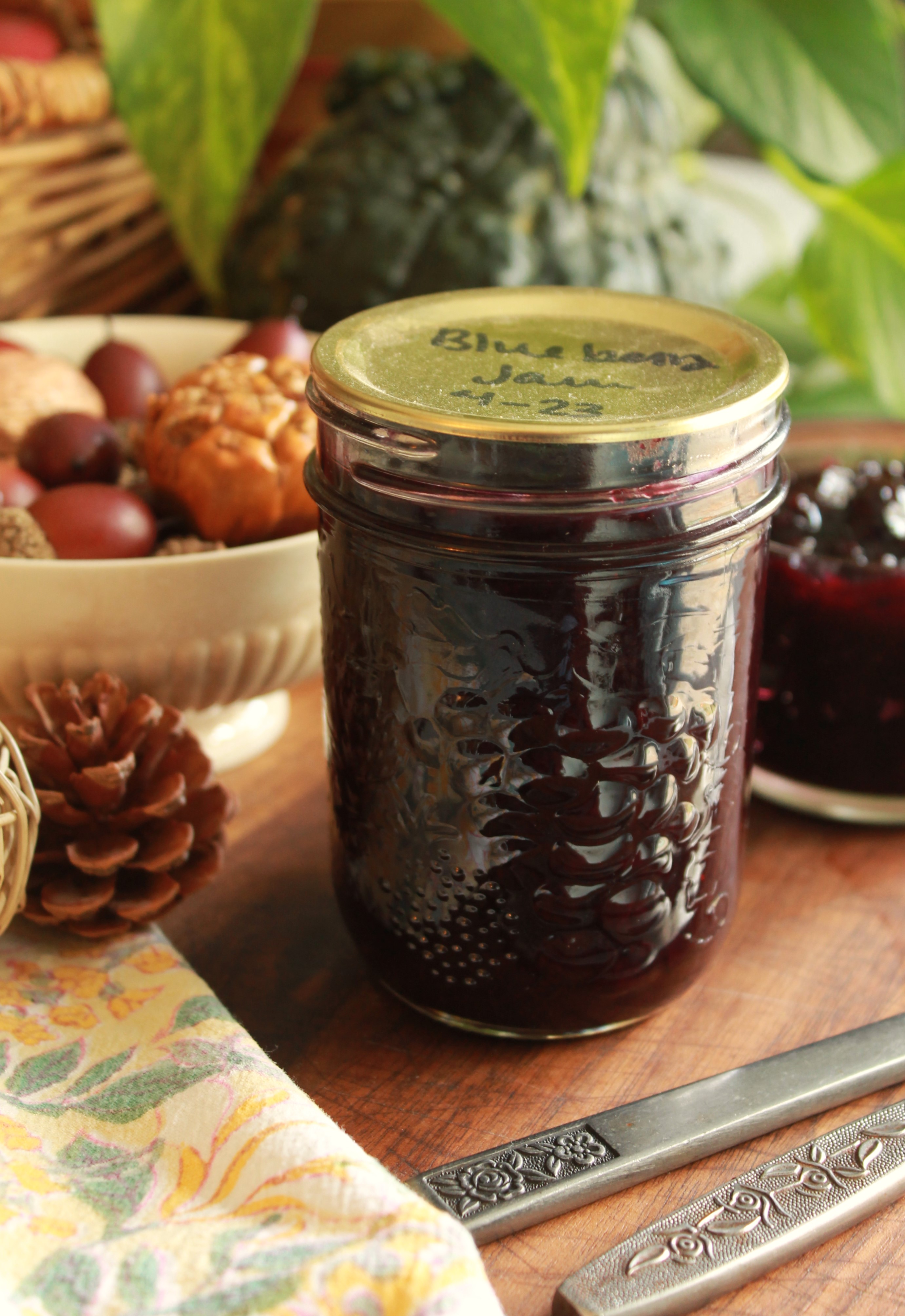 Blueberry Jam Recipe | Water Bath Canning | Using Frozen Berries ...