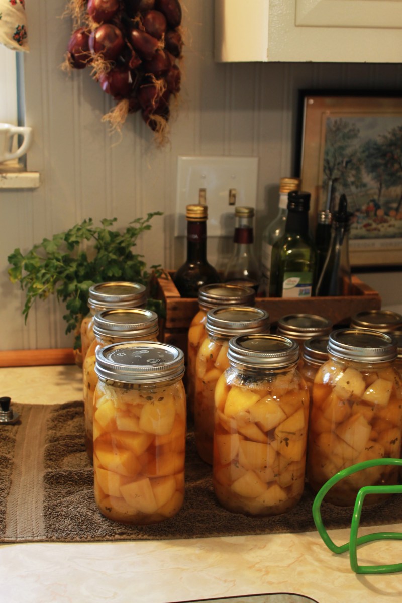 Herbed Potatoes with Onions | Pressure Canning, Raw Pack, Potatoes in ...