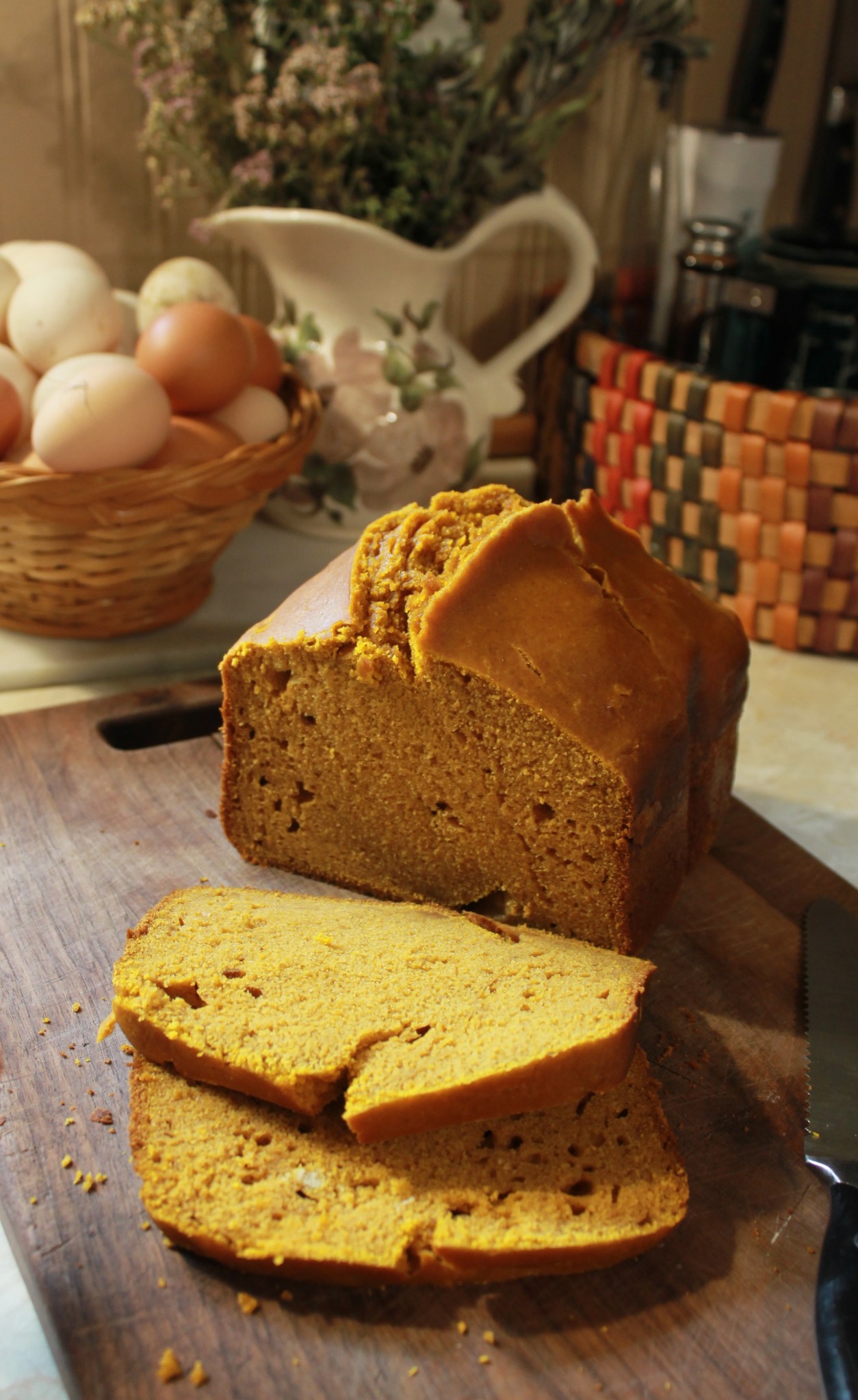 Bread Machine Pumpkin Bread | The Cottage Vegetable