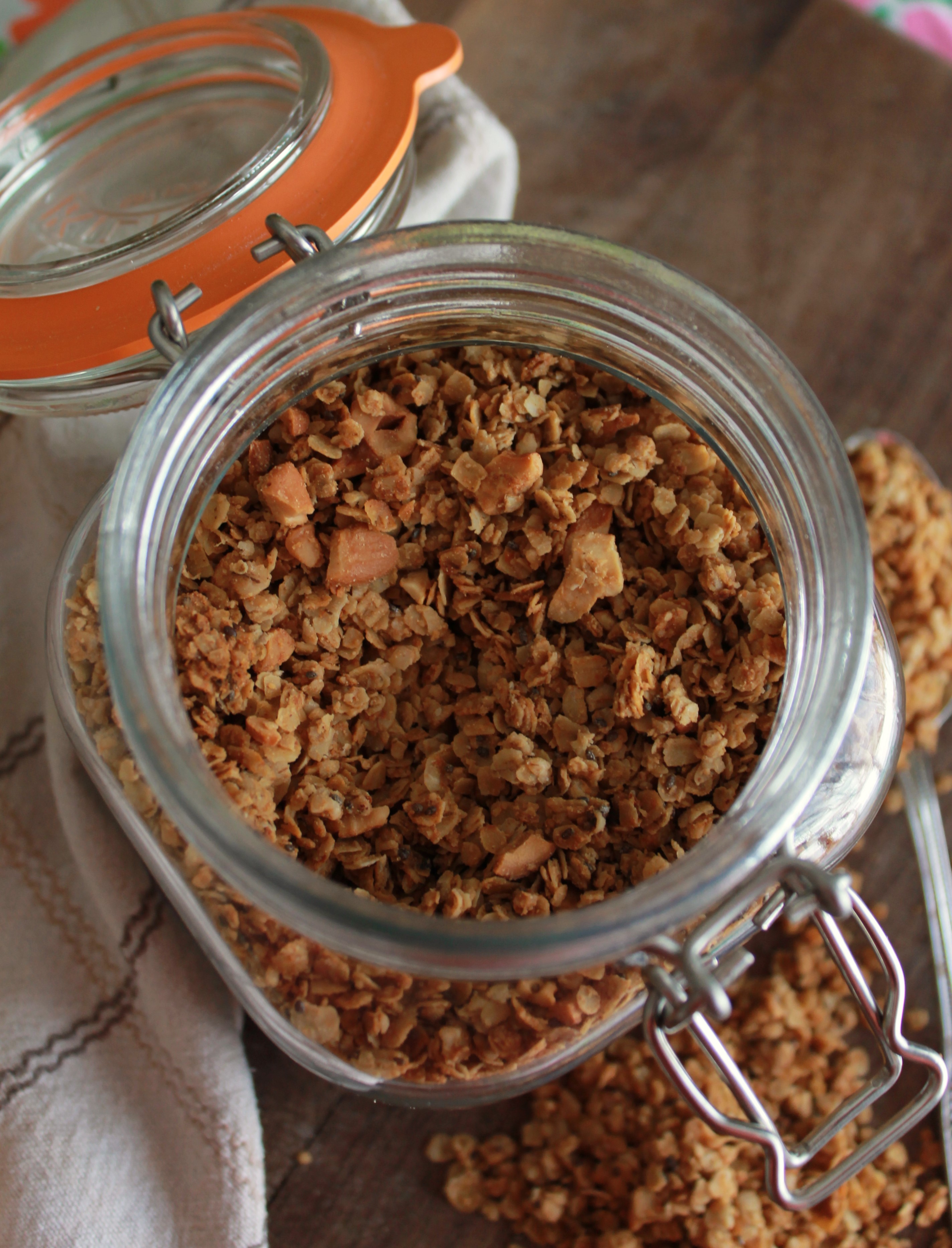 Nut-Butter Granola | From Scratch, Oven Baked, Basic Granola Recipe ...