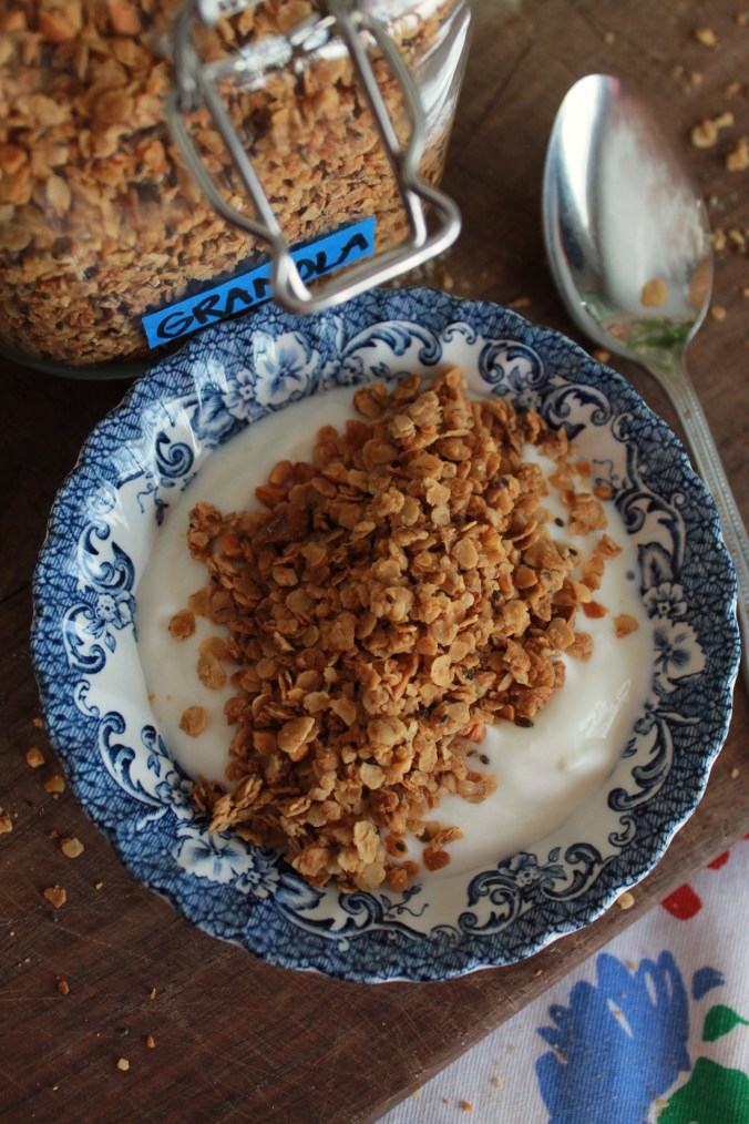 Nut-Butter Granola | From Scratch, Oven Baked, Basic Granola Recipe ...